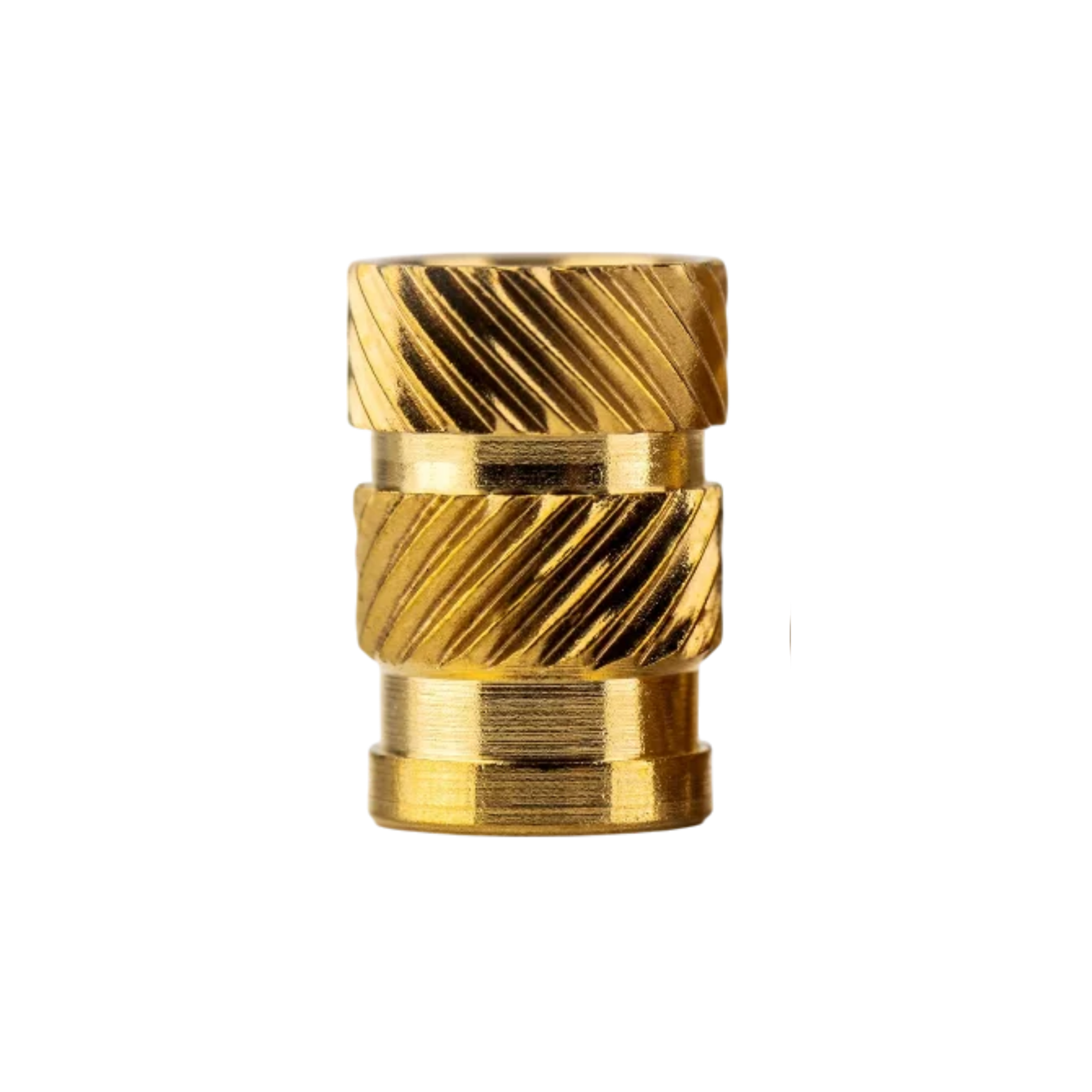 M3 X 6mm 3D Printing Brass Threaded Slant Knurled Inserts (Dia. 3mm, L ...