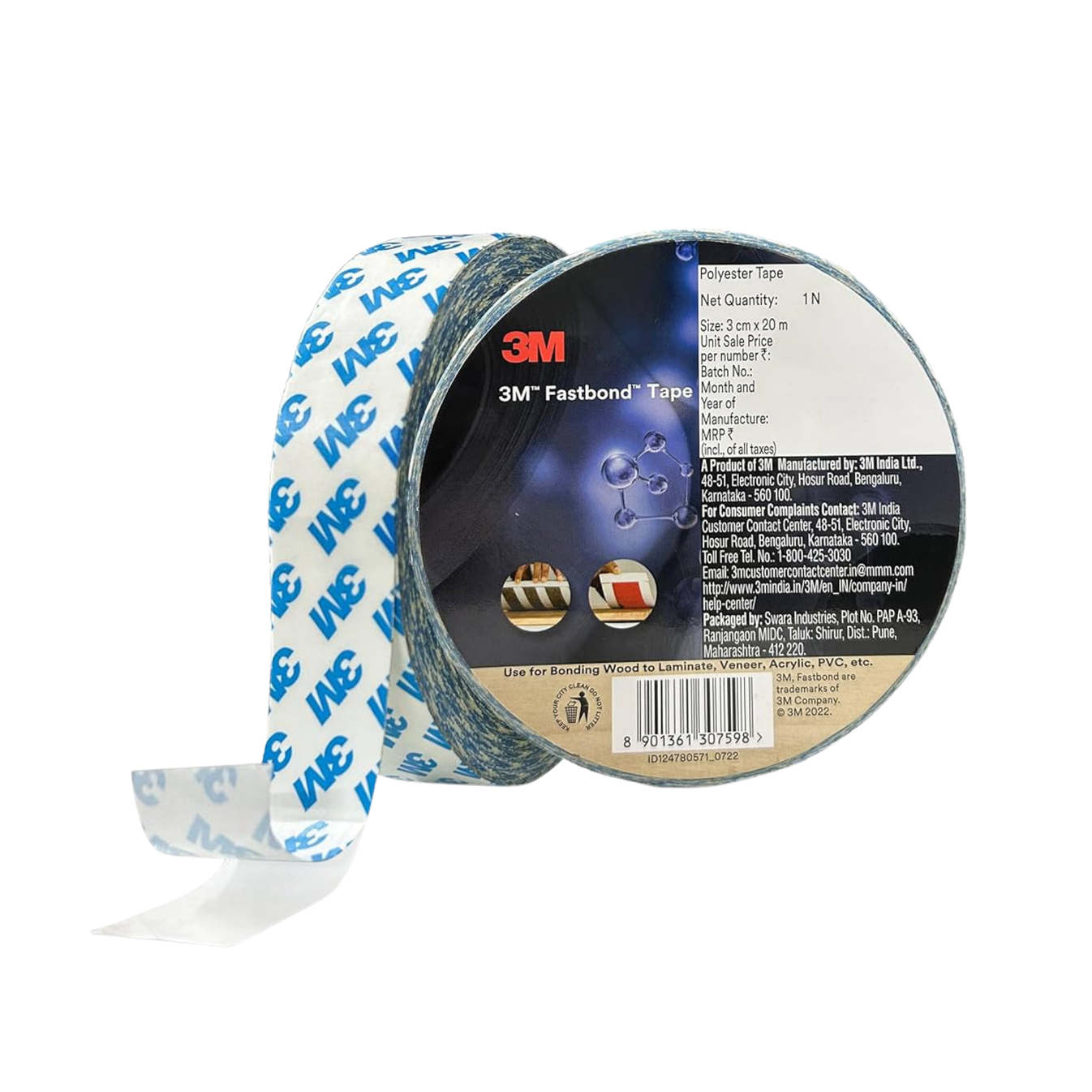 3M™ Fast Bond Tape 30mm x 20meters – OnlyScrews