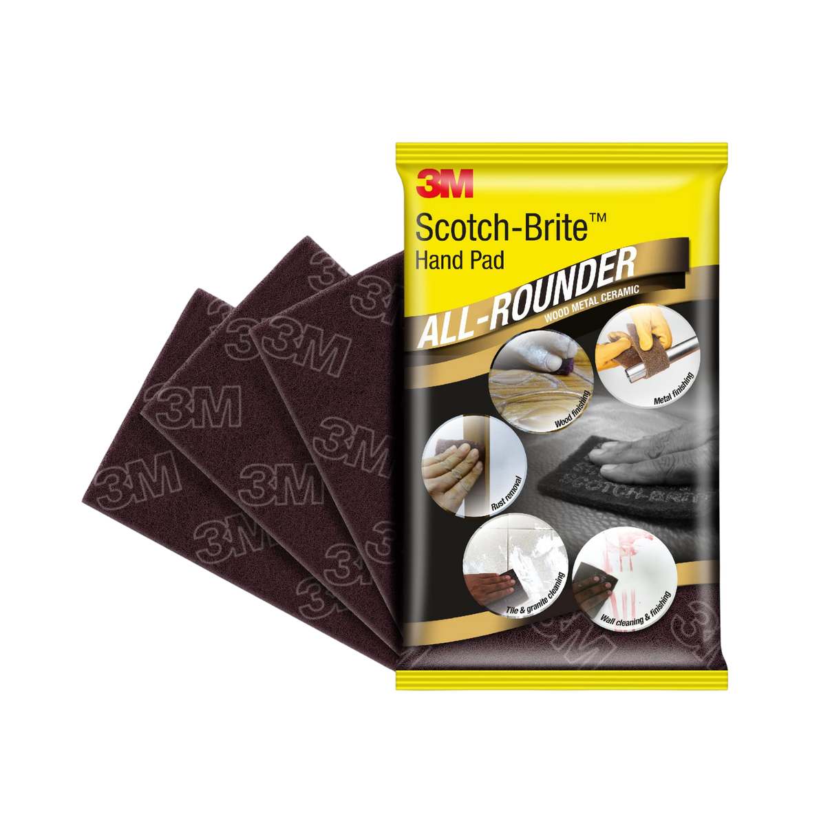 3M Scotch Brite All Rounder Hand Pad 9inch x 6inch – OnlyScrews