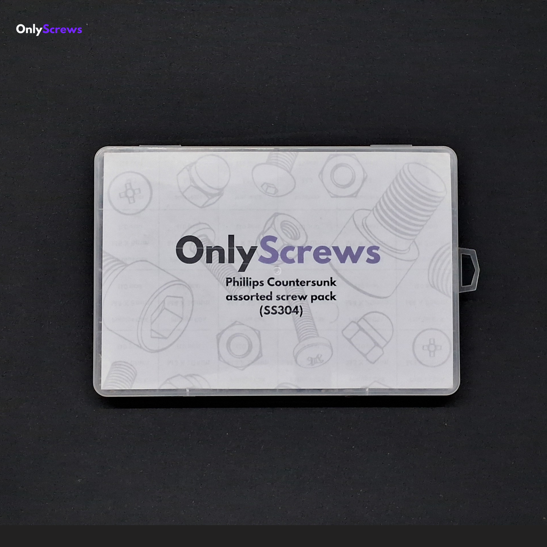 Phillips CSK Assorted Screw Pack M3, M4 & M5 (SS304) – OnlyScrews