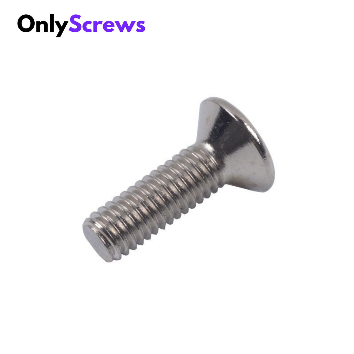 M4 X 10mm Hex (Allen) CSK SS 304 Screw (Dia. 4mm, Length 10mm) – OnlyScrews