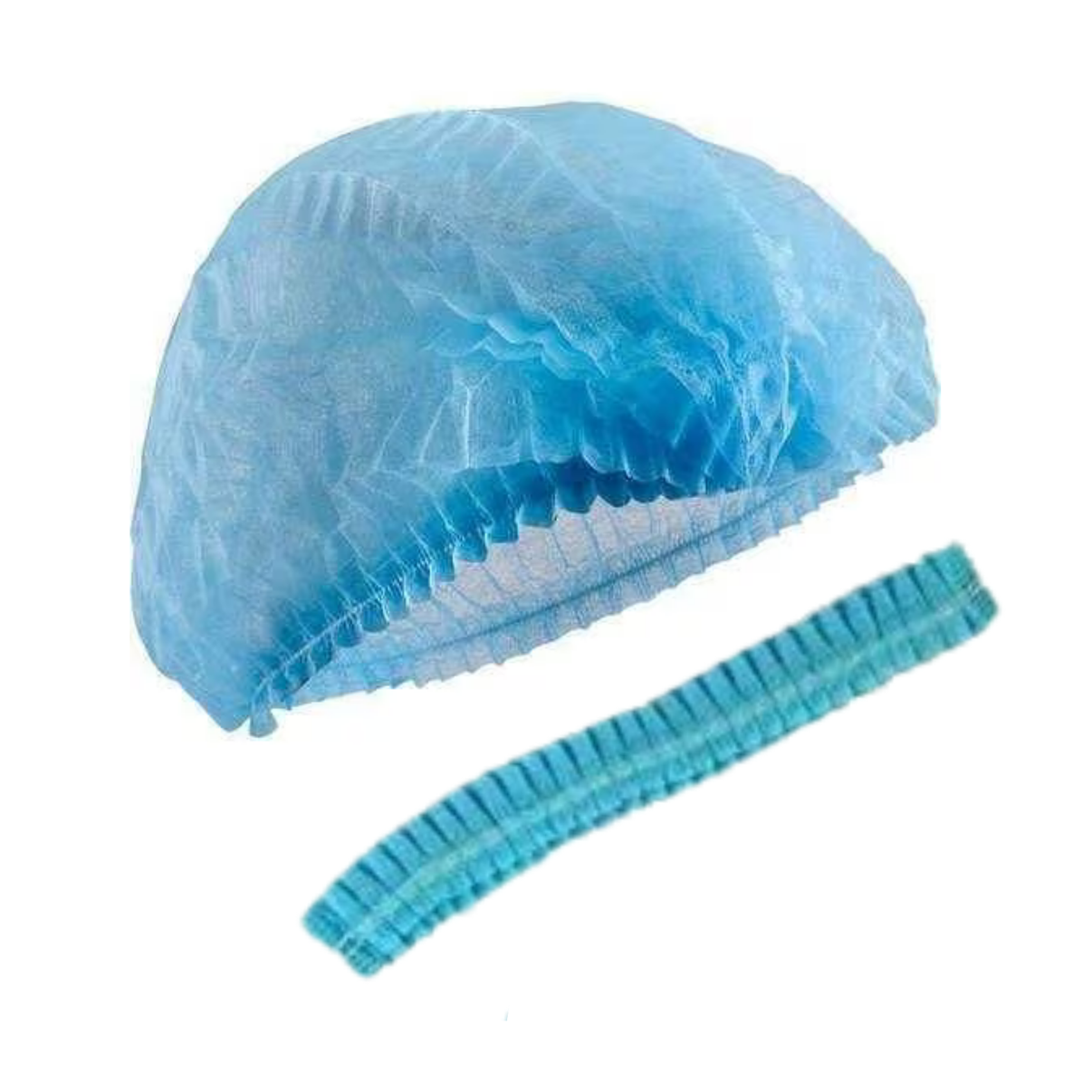Blue Non-woven Elastic Disposable Hair Shower Bathing Cap – OnlyScrews