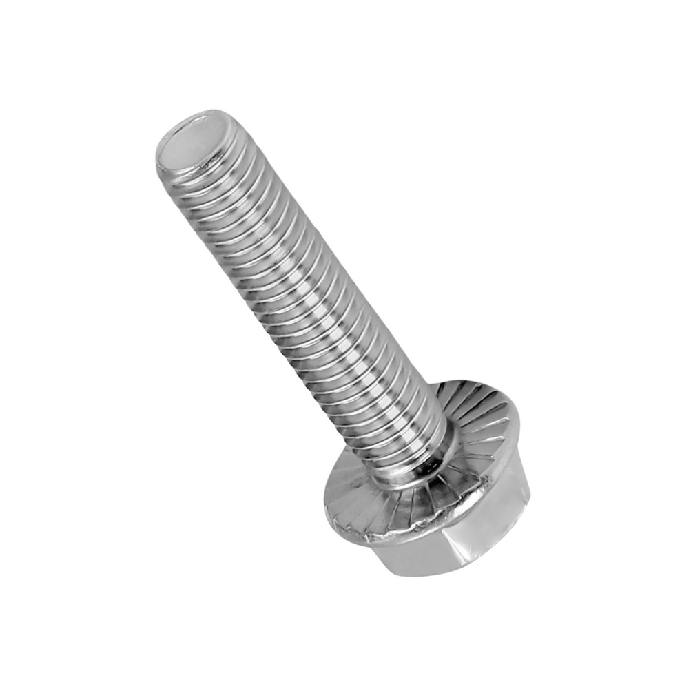 M6 X 16mm Flanged Hex Bolt SS304 (Dia. 6mm, Length. 16mm) – OnlyScrews