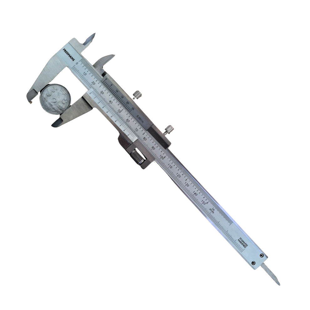 Freemans Analog Vernier Caliper 6 inch (150mm) Accuracy Certificate in ...
