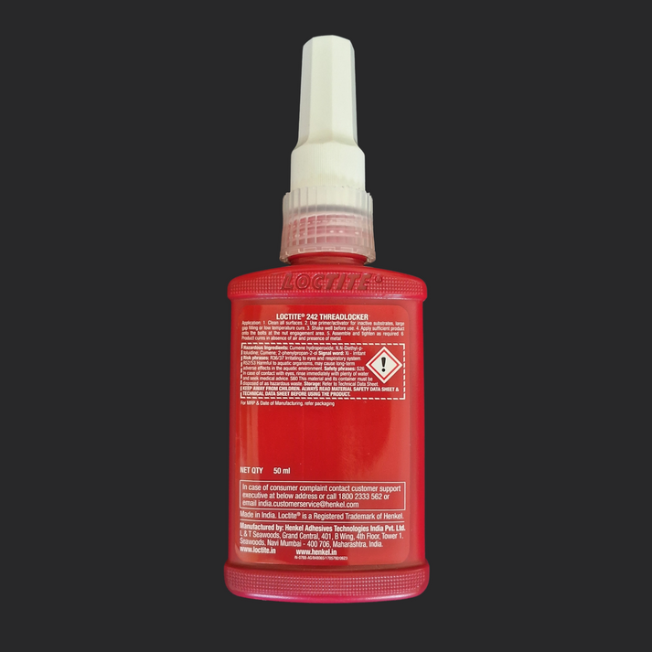 LOCTITE® 242 Medium Strength Thread locking Adhesive (50 ml) – OnlyScrews