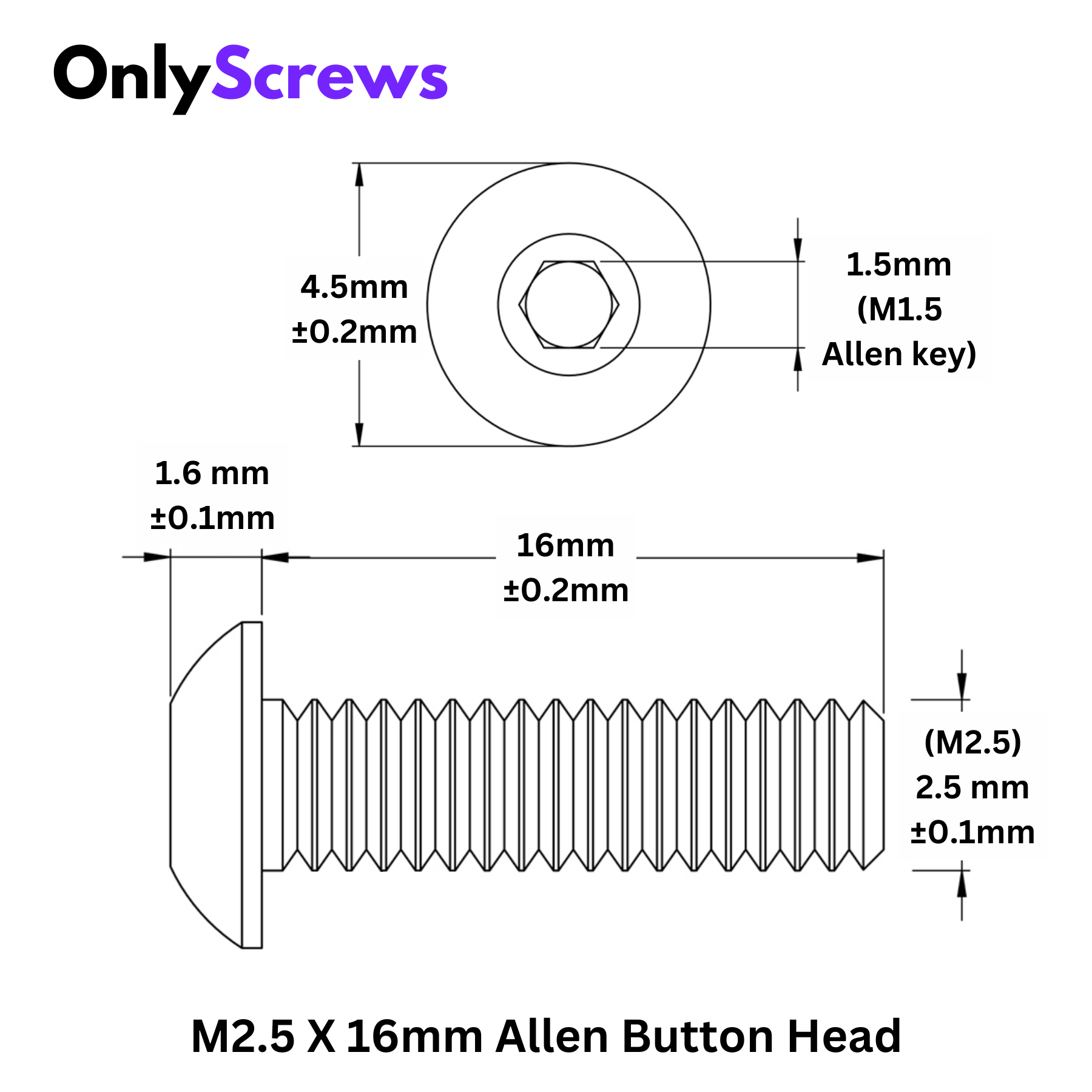 Button Head – OnlyScrews
