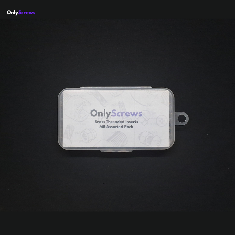 M5 Brass Inserts Assorted Pack – OnlyScrews