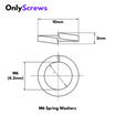 M6 Spring Washer SS304 (Dia. 6mm) – OnlyScrews