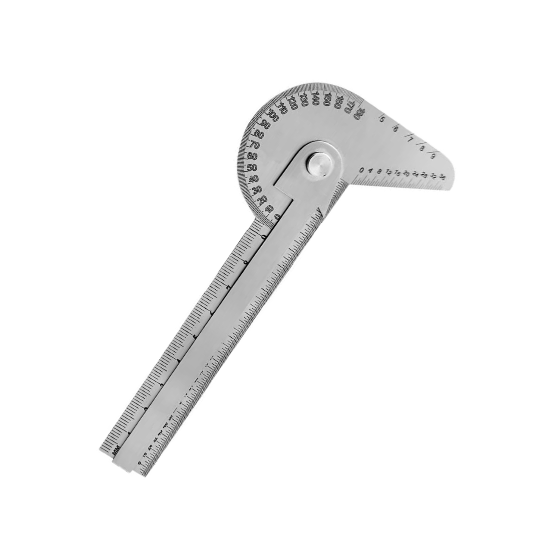 Multi-Purpose Protractor, Square, Center Finder, Circle Divider, Drill ...