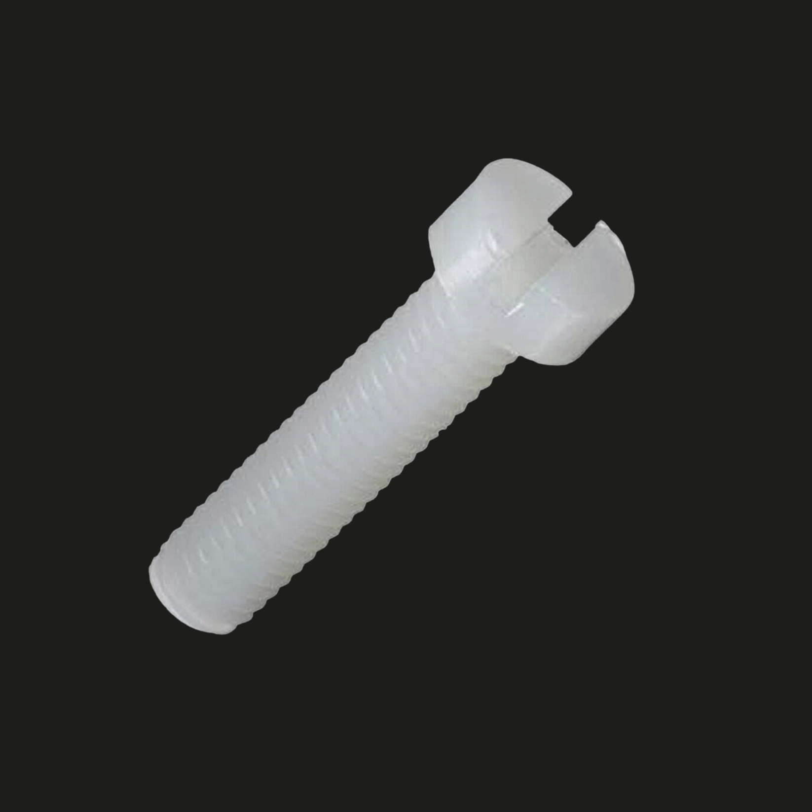 M3 X 10mm Slotted CHHD Nylon Screw (Dia. 3mm, Length 10mm) – OnlyScrews